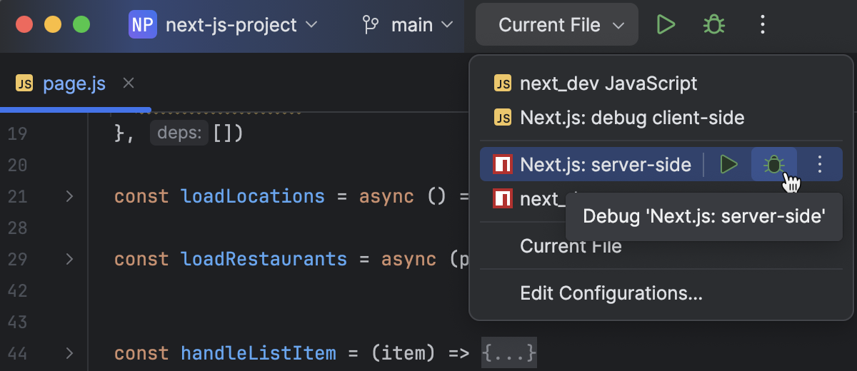 Next.js | IntelliJ IDEA Documentation