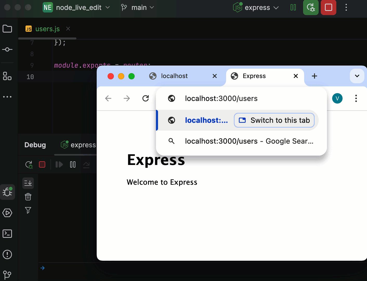 Running and debugging Node.js | PhpStorm Documentation