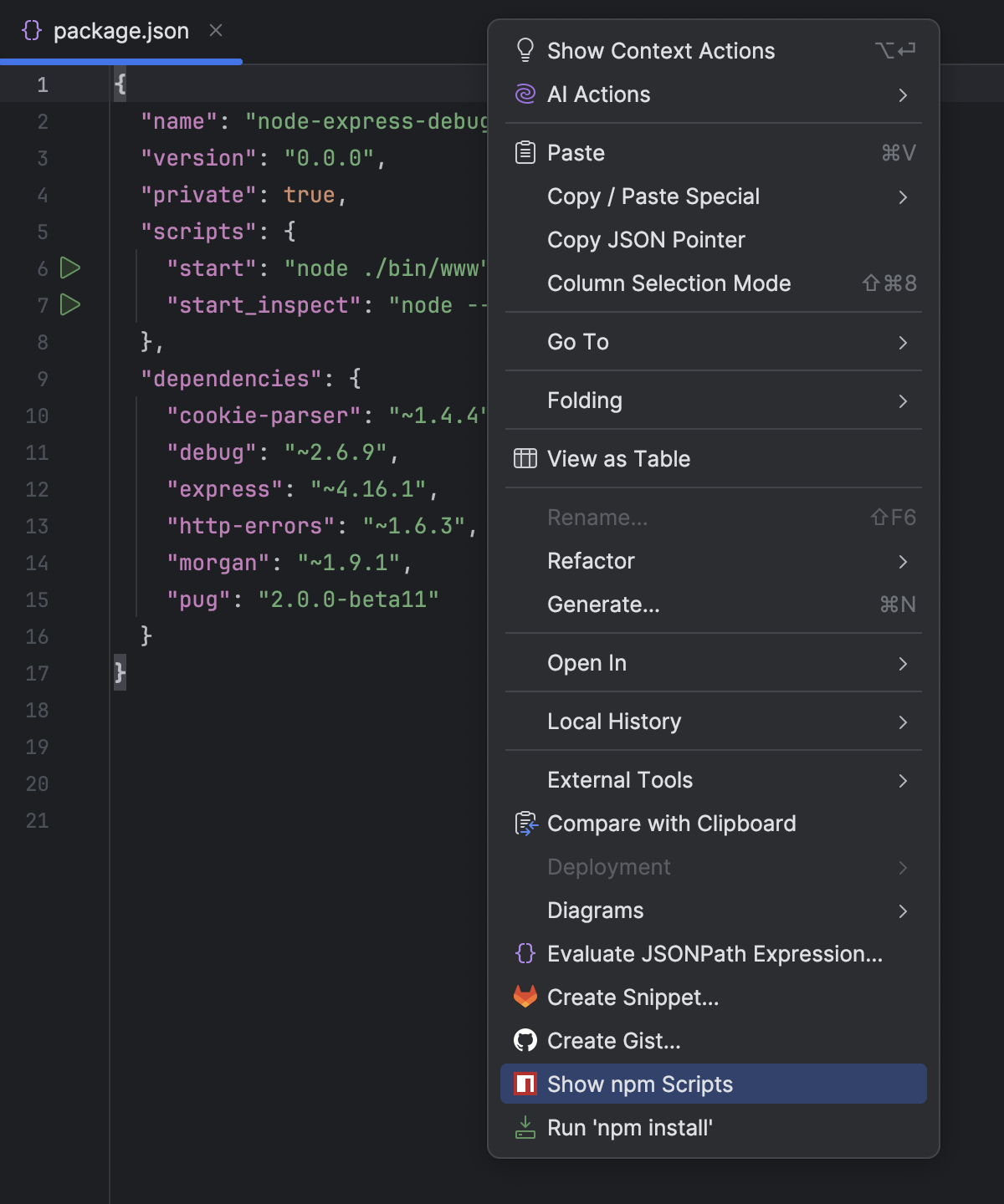 npm、pnpm 和 Yarn | PyCharm 文档