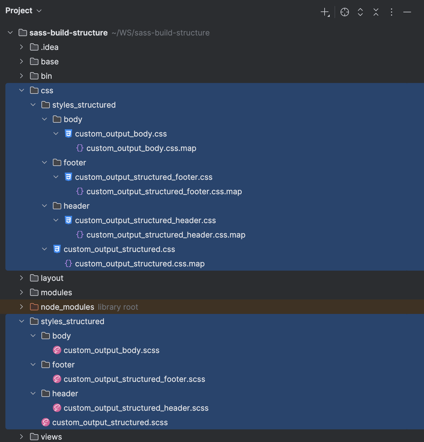 Sass, SCSS, and Less | IntelliJ IDEA Documentation