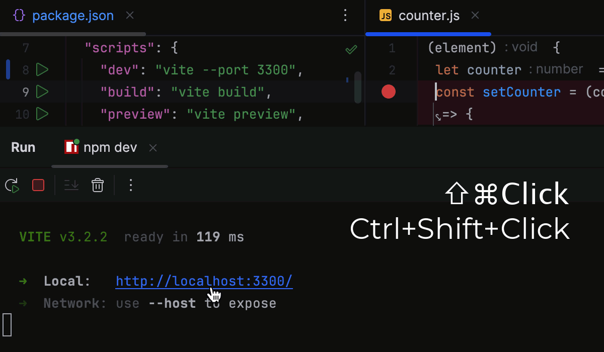 Vite | WebStorm Documentation