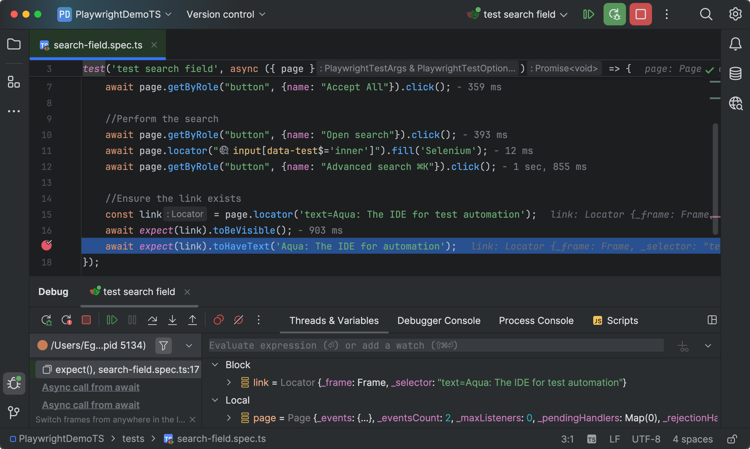 Web UI Test Automation | IntelliJ IDEA Documentation