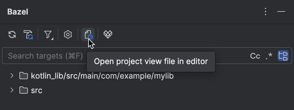Bazel project view | IntelliJ IDEA Documentation