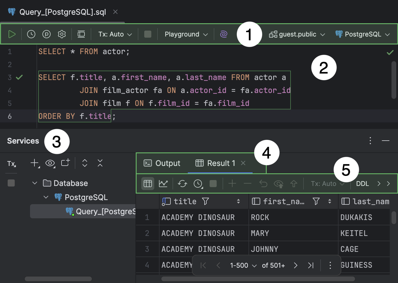 Query files | DataGrip Documentation
