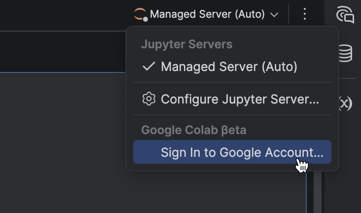 Google Colab support | PyCharm Documentation