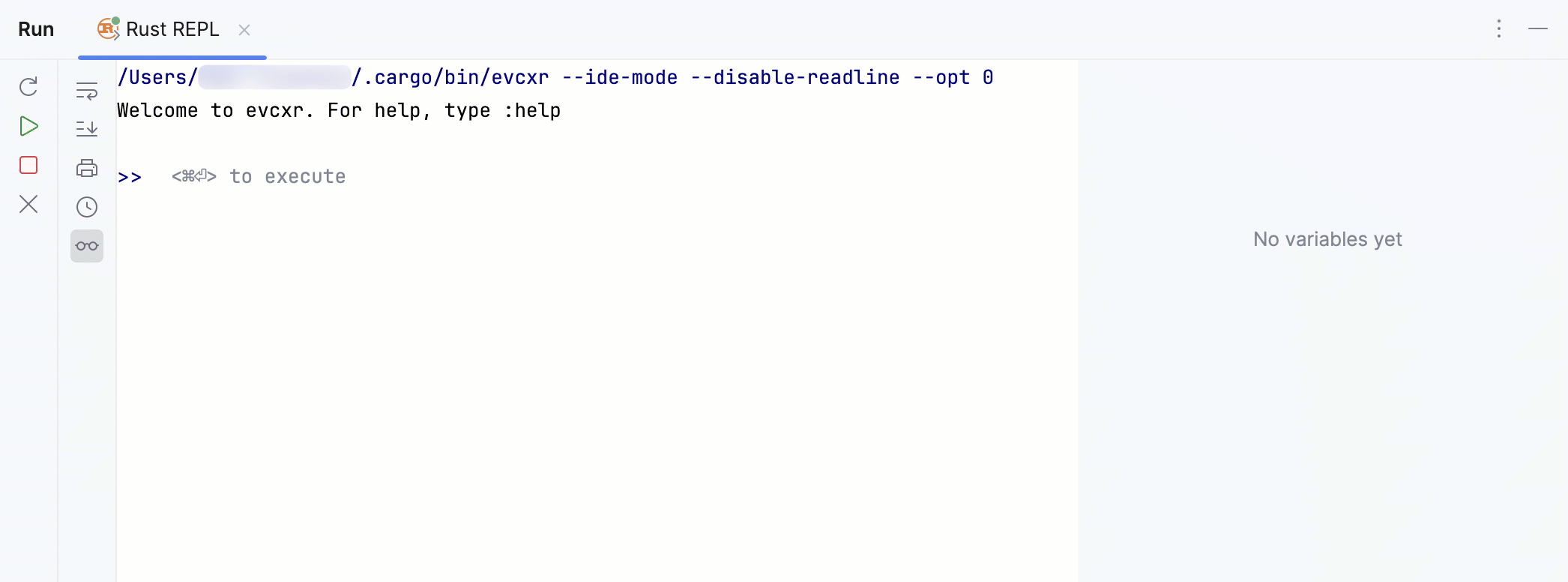 Rust REPL コンソール | RustRover ドキュメント