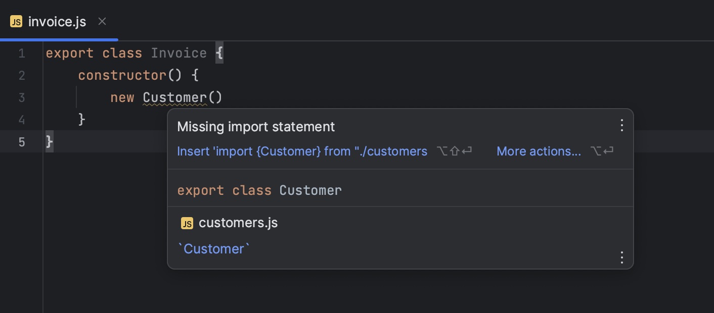 JavaScript | IntelliJ IDEA Documentation