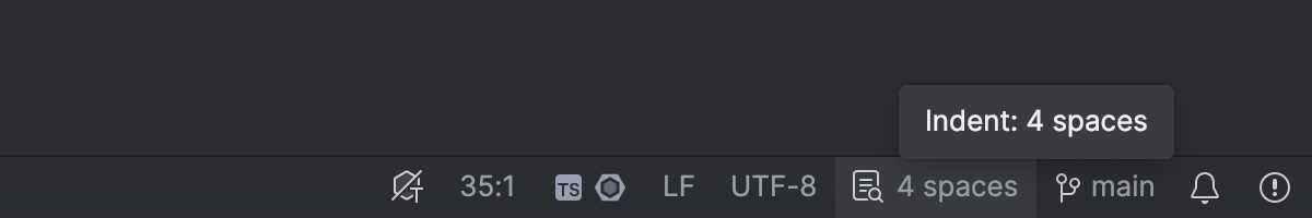 インデント | WebStorm ドキュメント