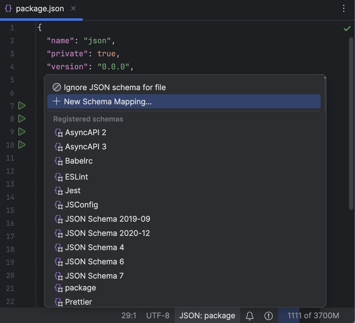JSON | IntelliJ IDEA 文档