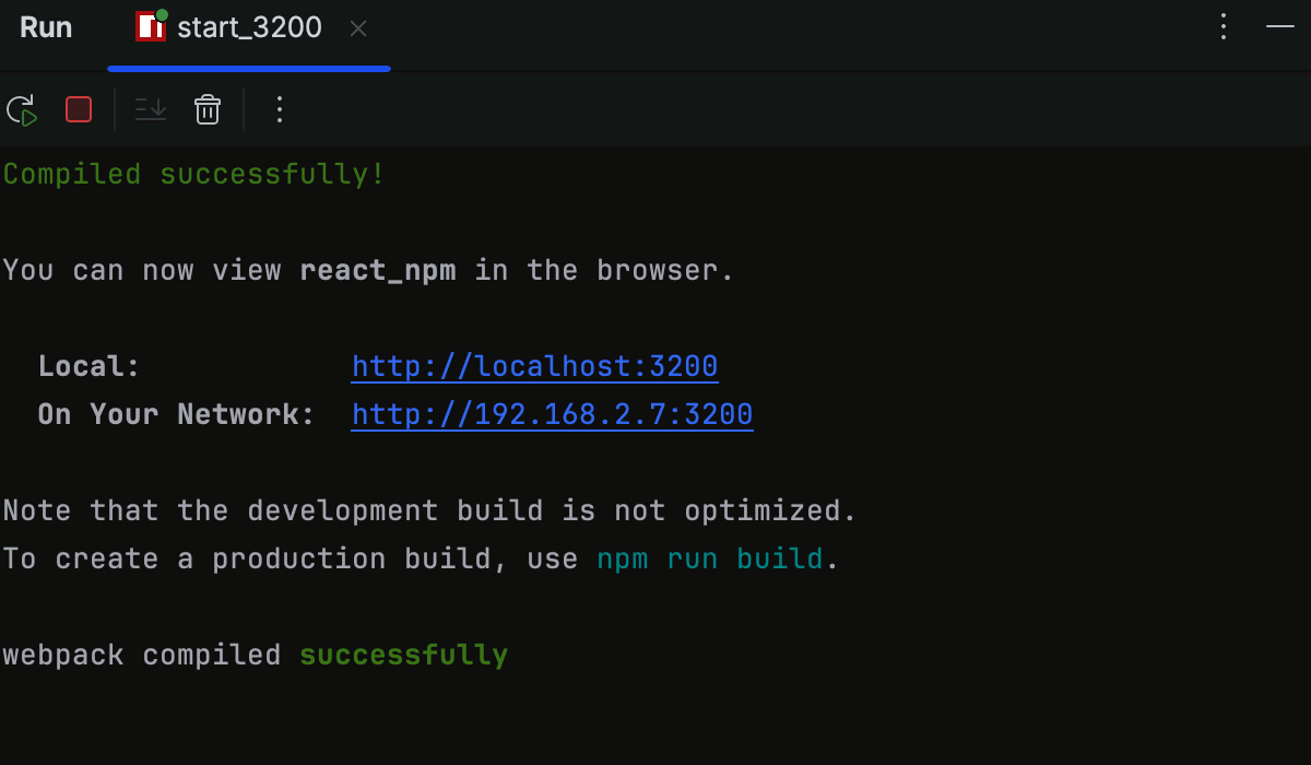 Run and debug React applications | IntelliJ IDEA Documentation