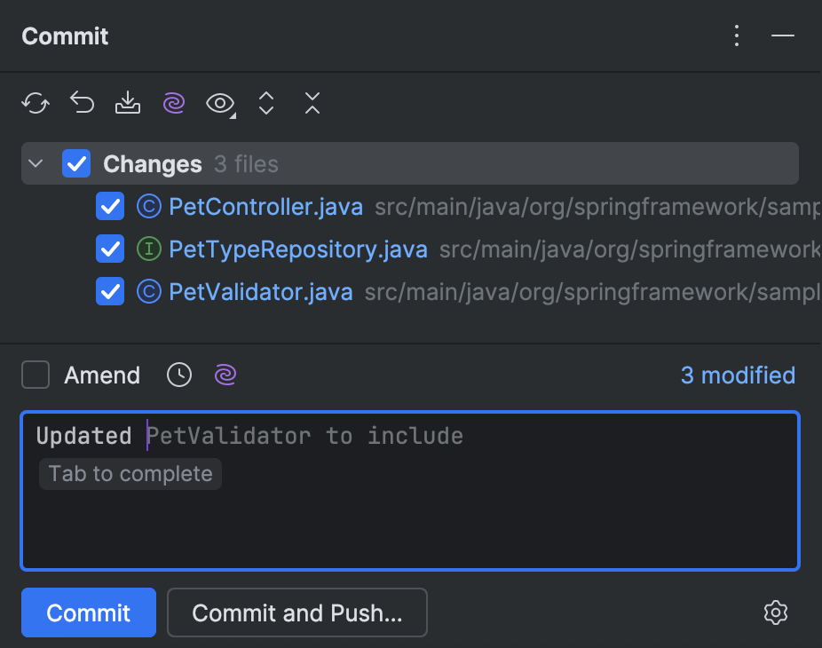Code completion | AI Assistant Documentation