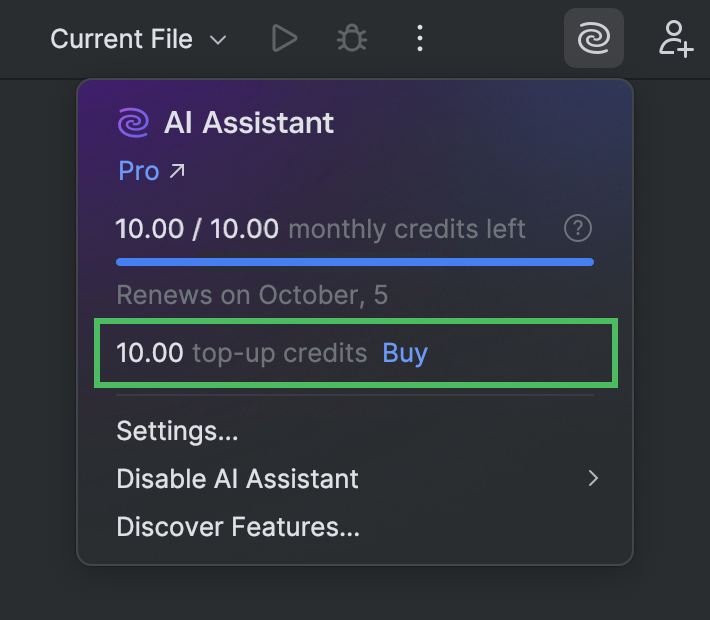 Licensing and subscriptions | AI Assistant Documentation