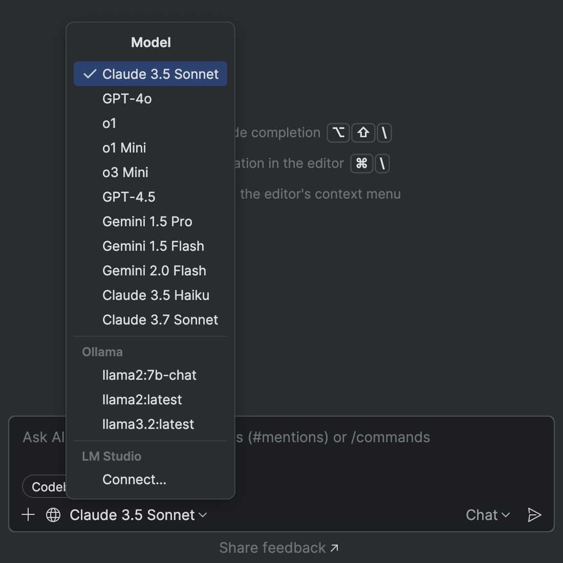 AI chat | AI Assistant Documentation