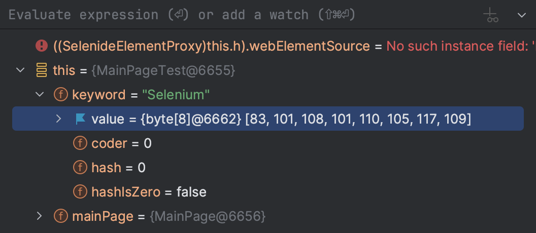 Examine suspended program | Aqua Documentation