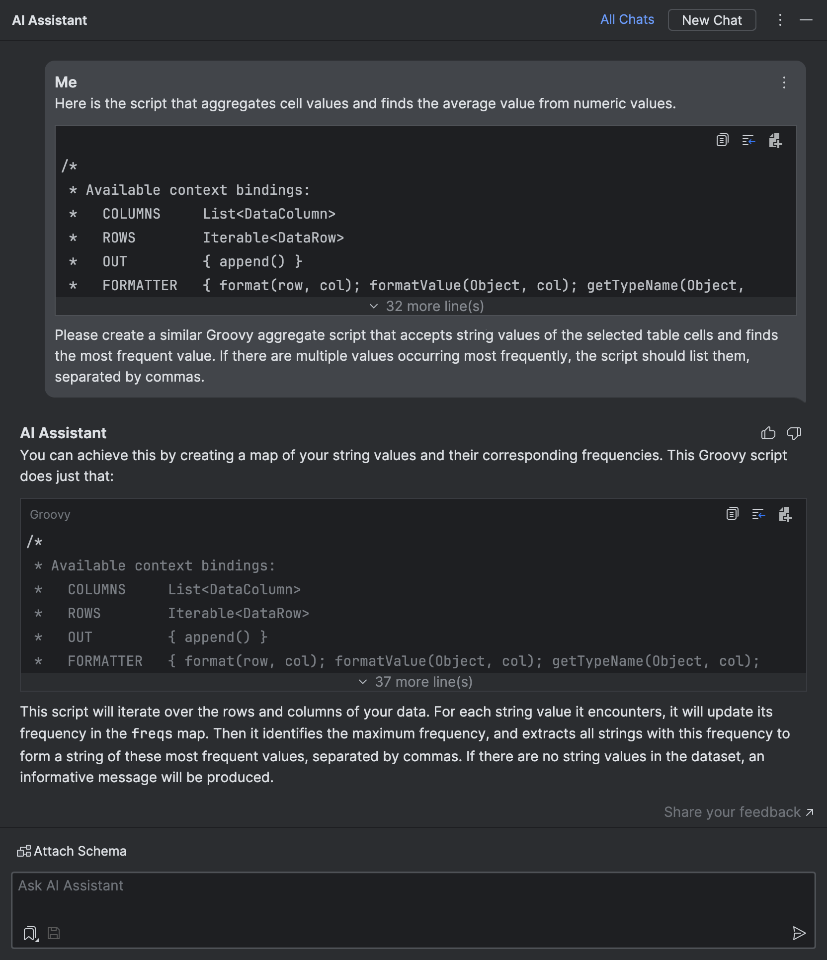 Use AI Assistant in DataGrip | AI Assistant Documentation