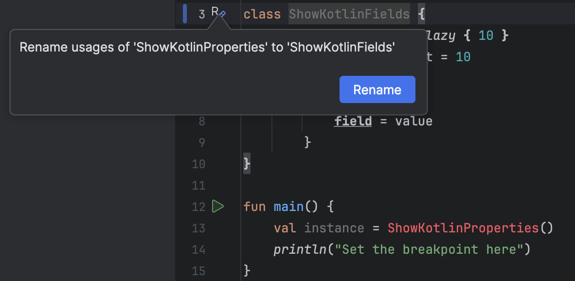 Rename Refactorings Aqua Documentation