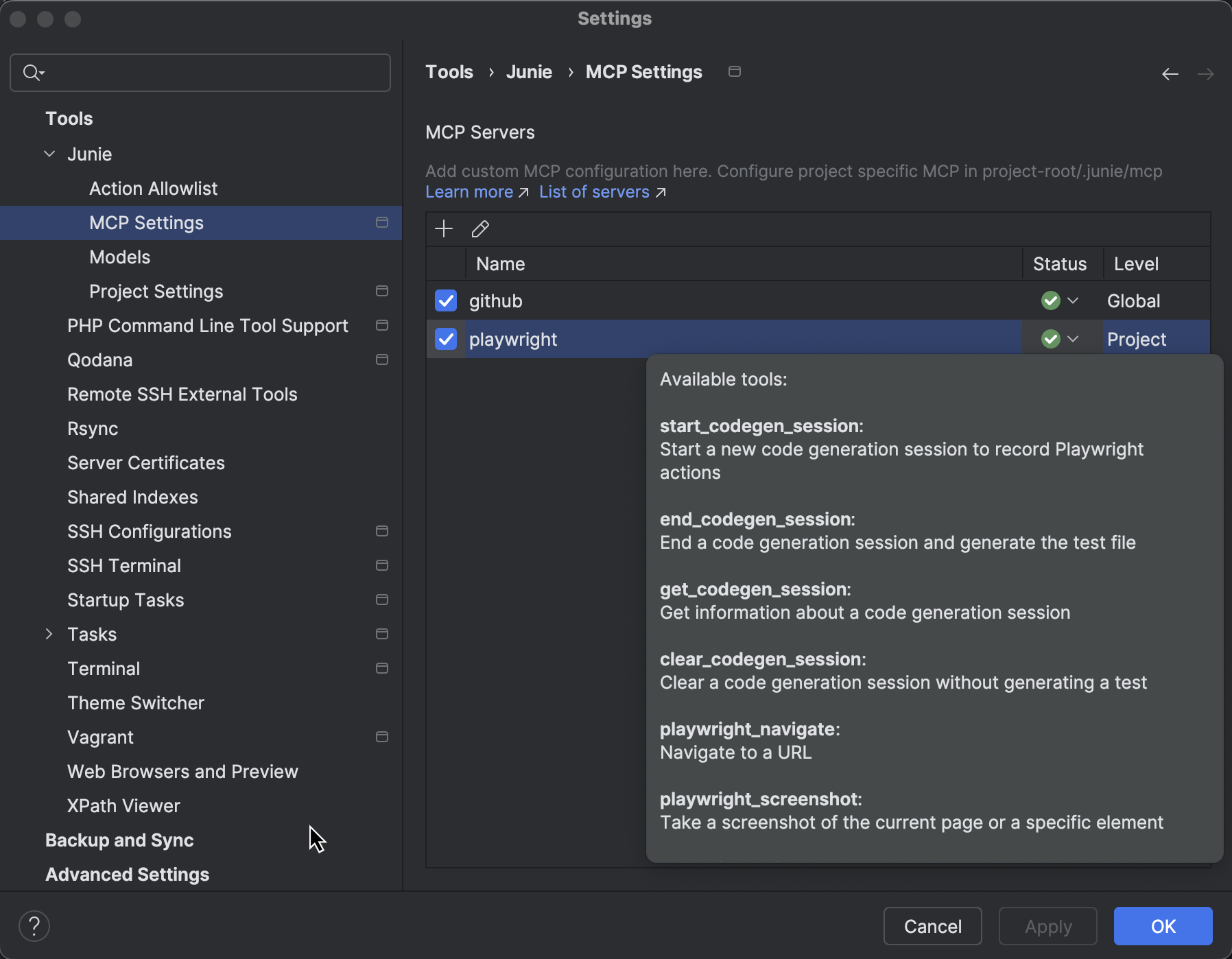 Model Context Protocol (MCP) | Junie Documentation