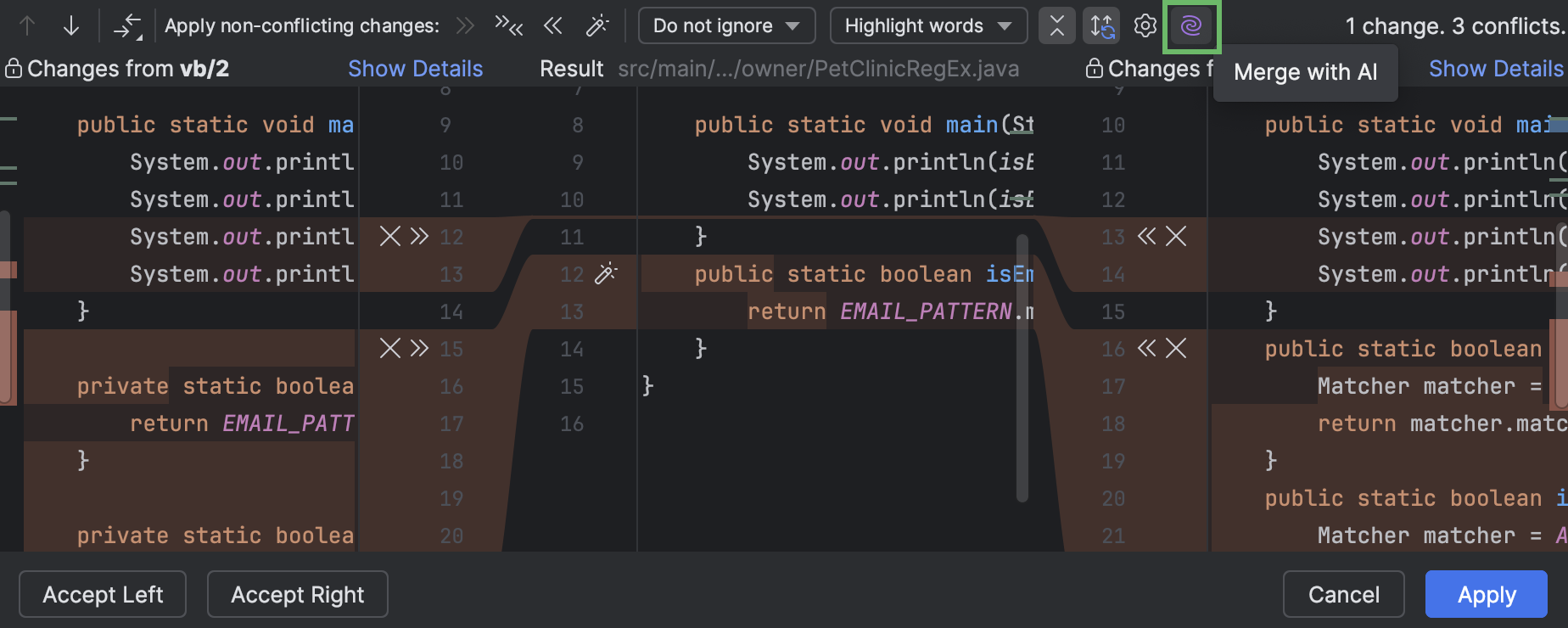 AI in VCS integration | AI Assistant Documentation