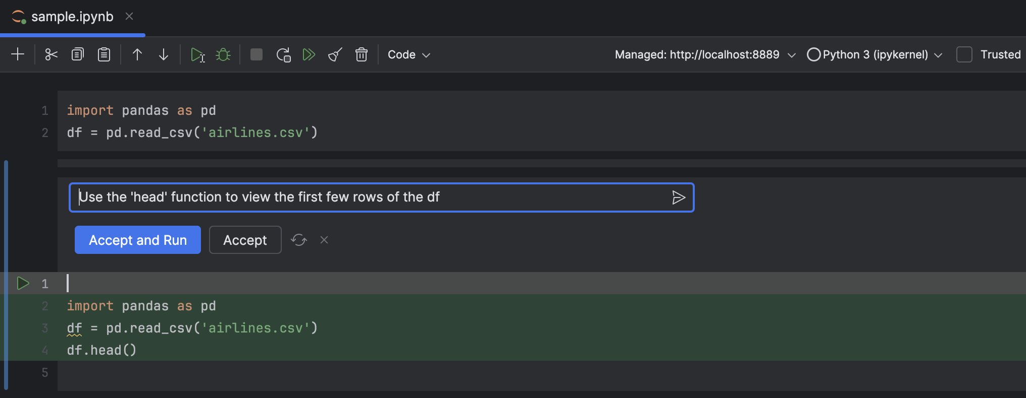 AI Assistant in Jupyter notebooks | AI Assistant Documentation