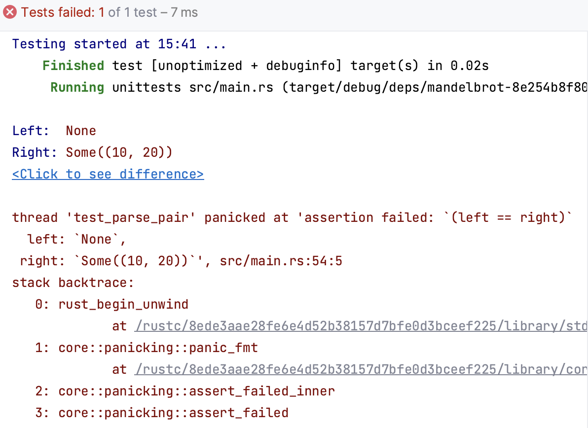 Cargo configuration settings for debug | RustRover Documentation