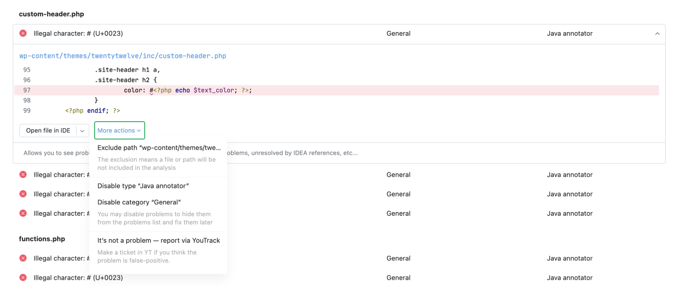 UI Overview | Qodana