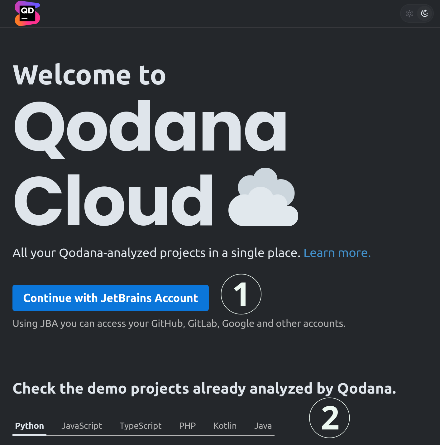 Get access to Qodana Cloud | Qodana Documentation