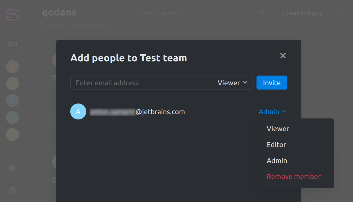 Teams | Qodana Documentation