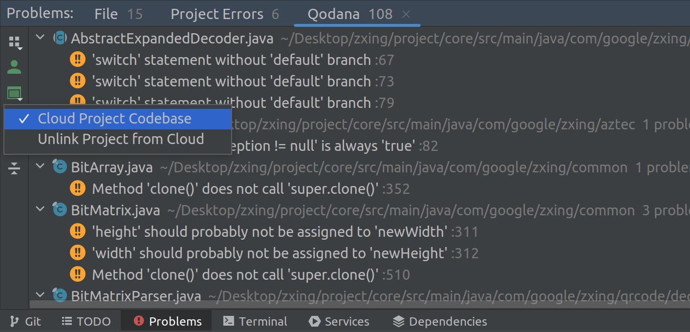 IDE integration | Qodana Documentation