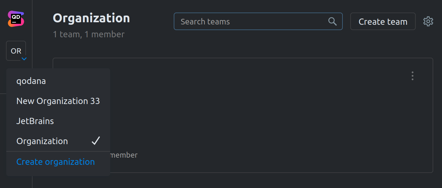 Organizations | Qodana Documentation