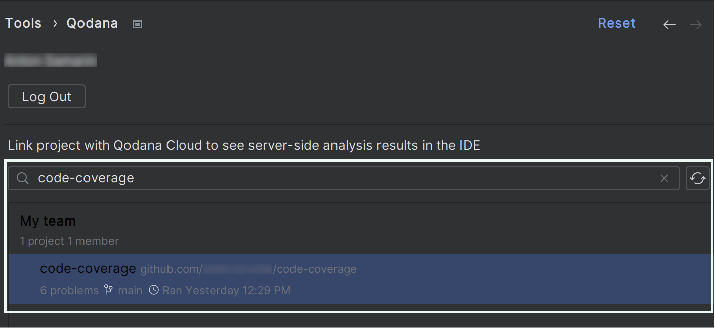 Code Coverage Qodana Documentation 3306