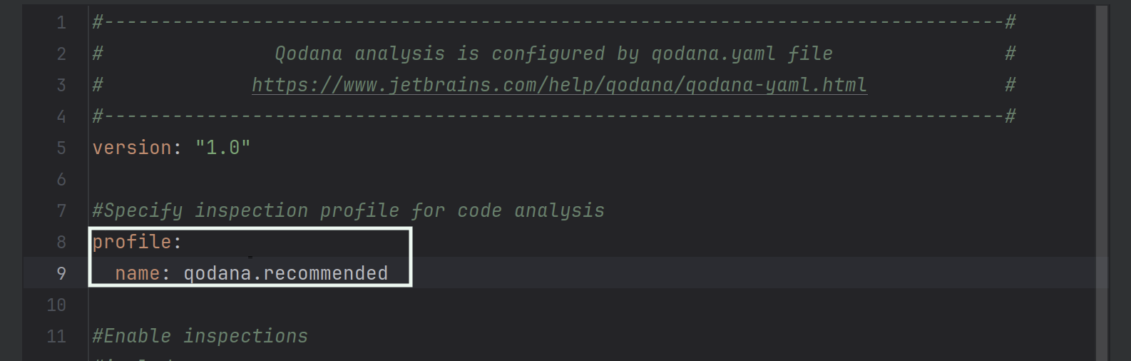 Inspection profiles | Qodana Documentation