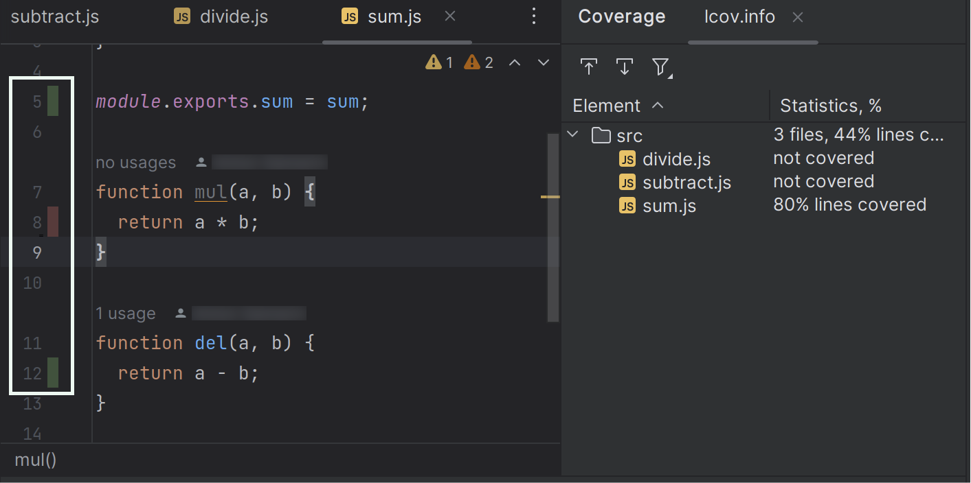 Code coverage | Qodana Documentation
