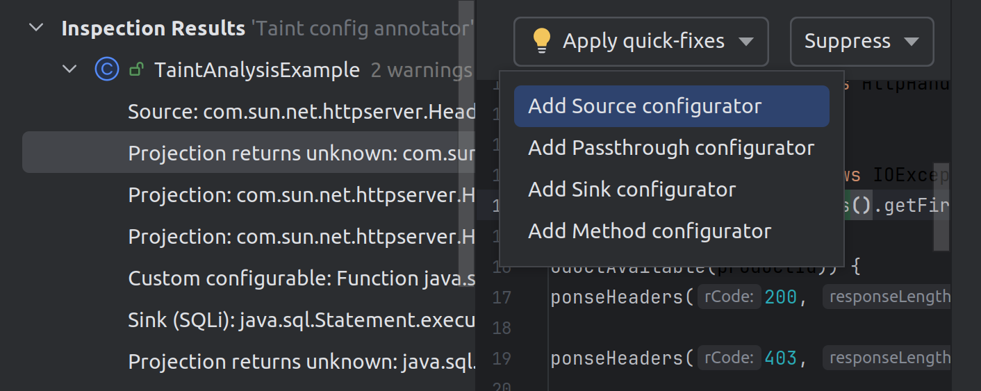 Taint analysis | Qodana Documentation