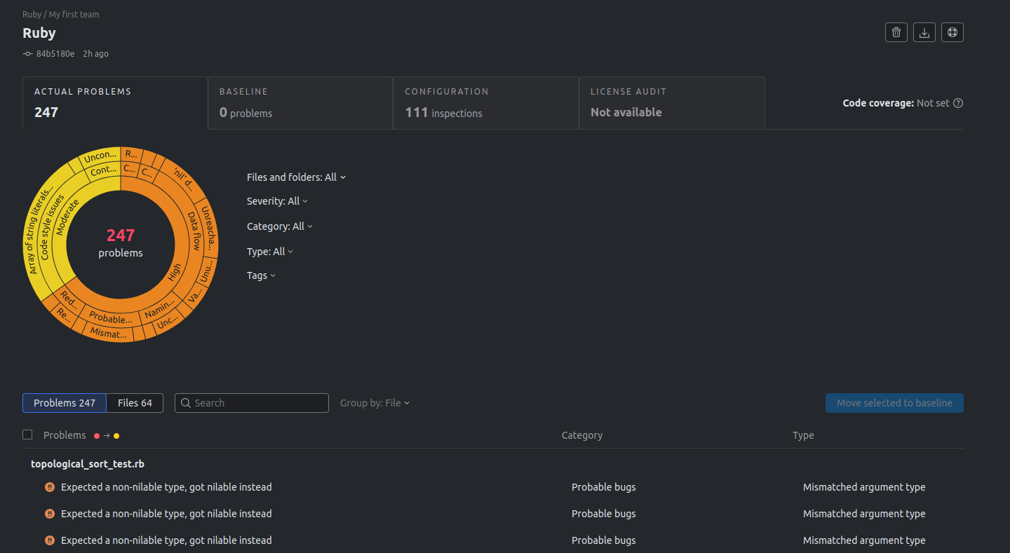 Ruby | Qodana Documentation