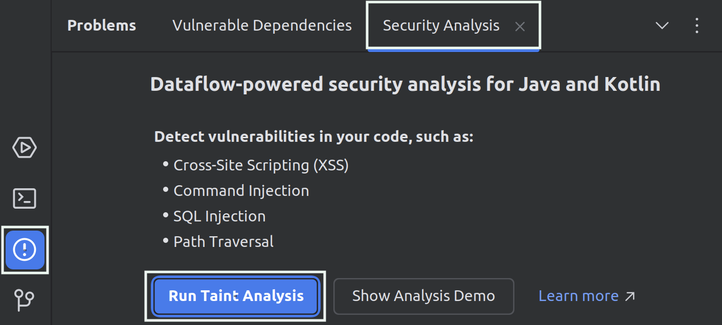 Taint analysis | Qodana Documentation
