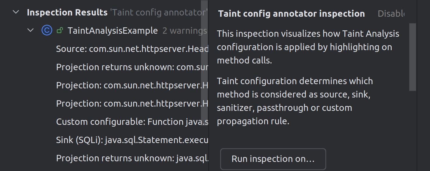 Taint analysis | Qodana Documentation