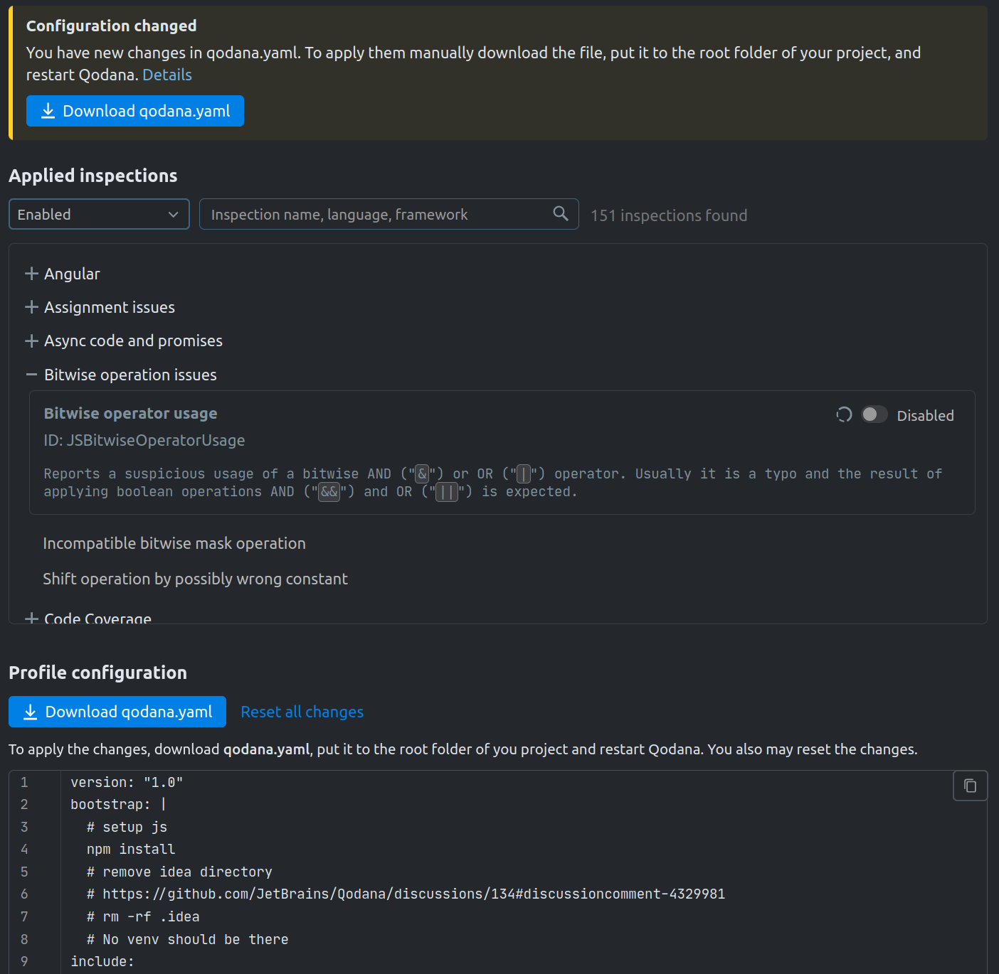 Analysis reports | Qodana Documentation