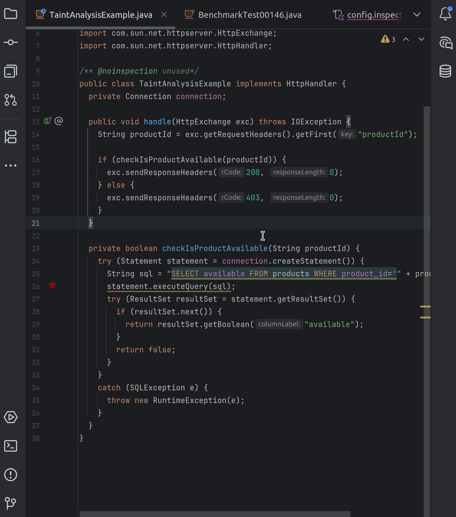 Taint analysis | Qodana Documentation