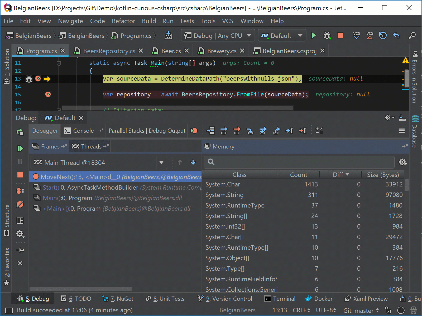 Explore .NET memory while debugging | JetBrains Rider Documentation