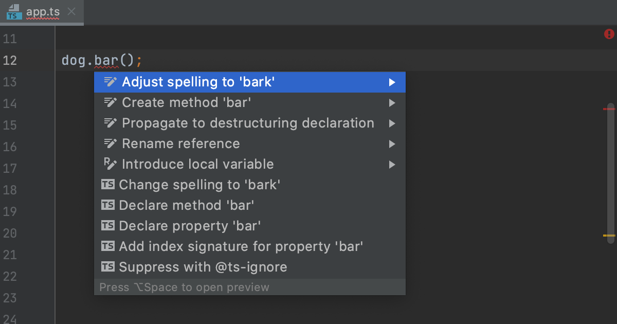 Languages And Frameworks Typescript Jetbrains Rider Documentation 0568