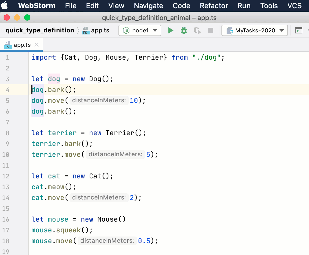 Languages and frameworks: TypeScript | JetBrains Rider Documentation