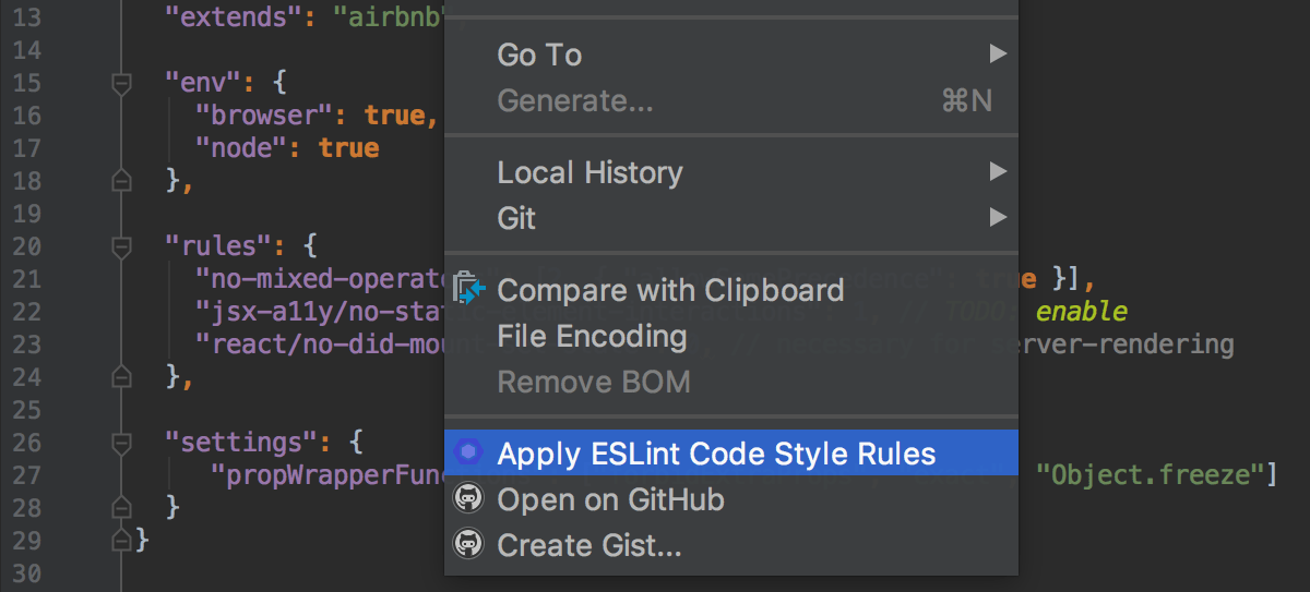 ESLint | JetBrains Rider Documentation
