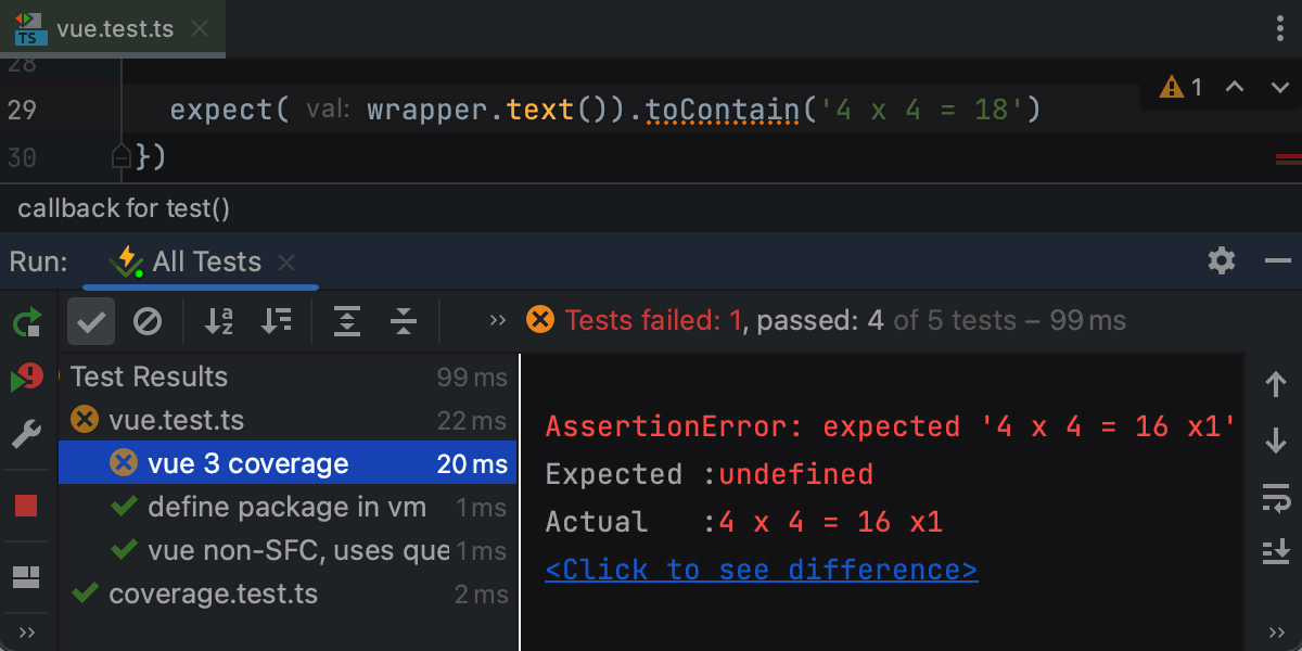 Vitest | JetBrains Rider Documentation