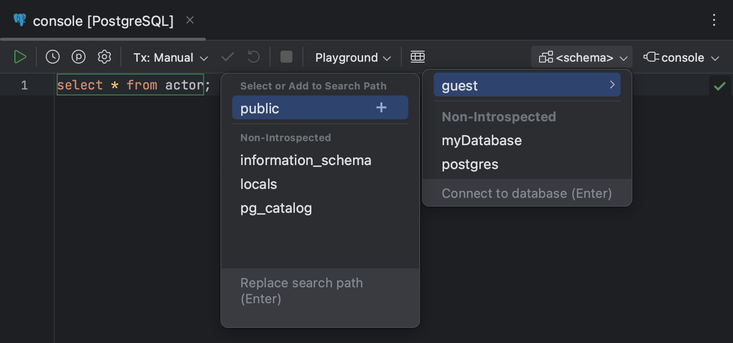 Schemas | JetBrains Rider Documentation