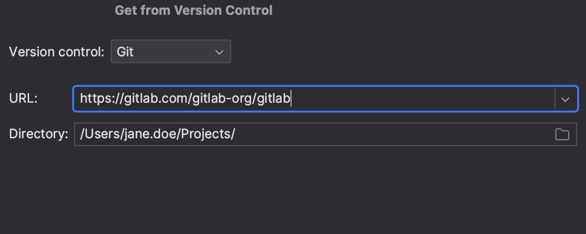 Clone GitLab project | JetBrains Rider Documentation
