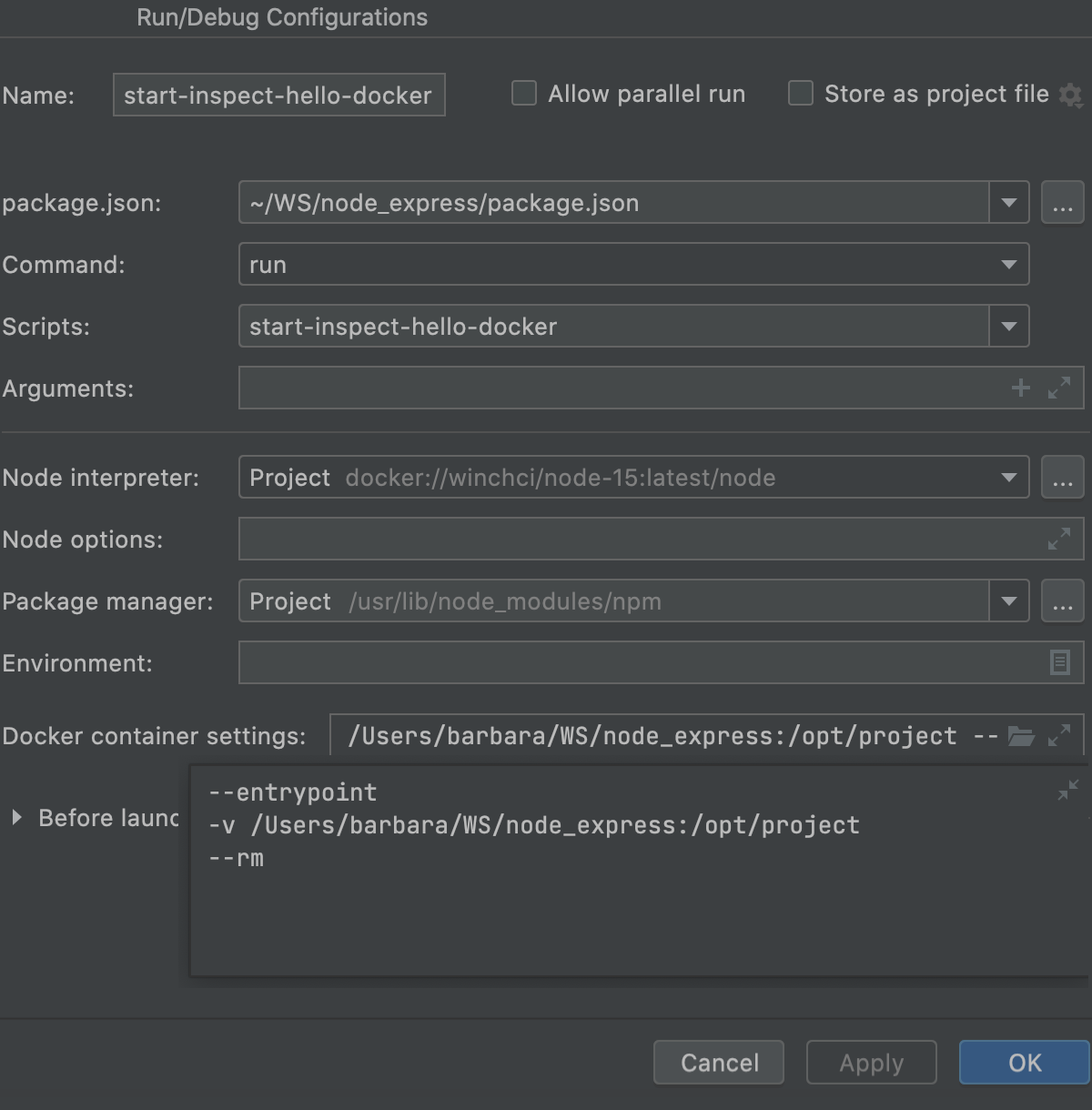 Run Debug Configuration Npm Jetbrains Rider Documentation