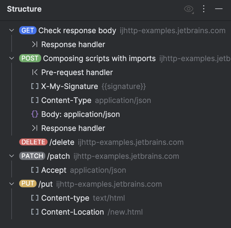 HTTP Client | JetBrains Rider Documentation