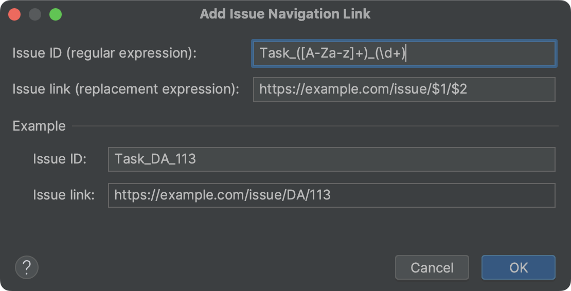 Git integration with issue trackers | JetBrains Rider Documentation