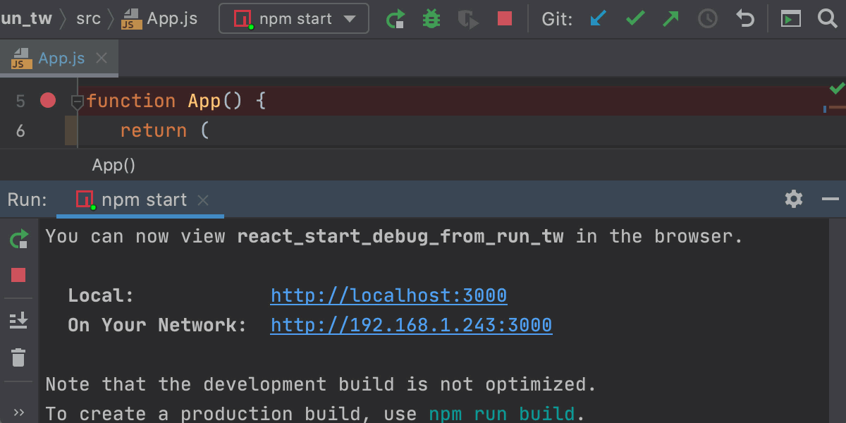 React | JetBrains Rider Documentation