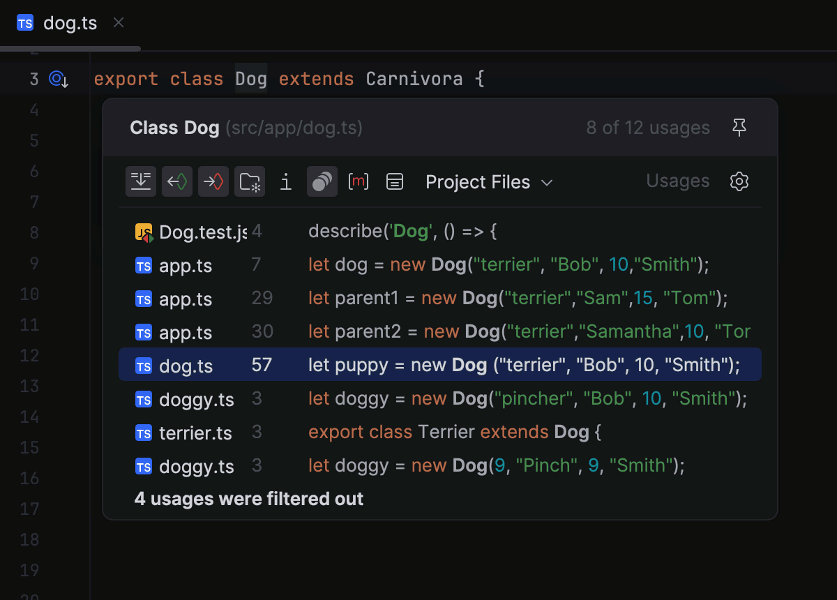 Languages and frameworks: TypeScript | JetBrains Rider Documentation